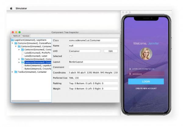 Codename One Simulator - Codename One