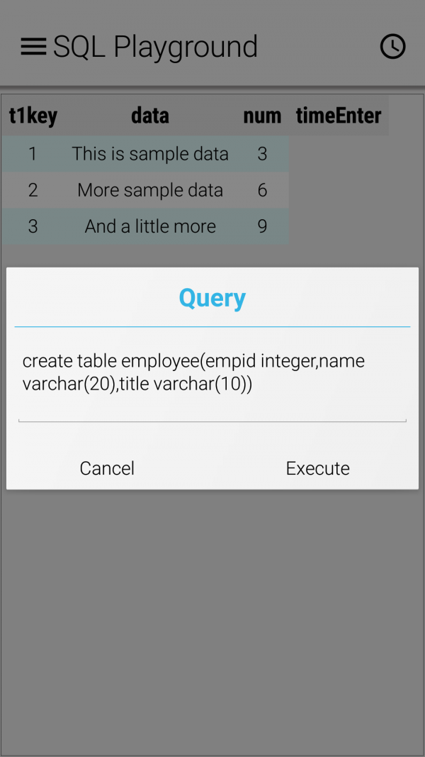 SQL PLAYGROUND - SQL TUTORIAL IN THE BROWSER, IPHONE (IOS), ANDROID ...