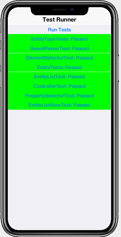 NEW TESTRUNNER COMPONENT - Codename One